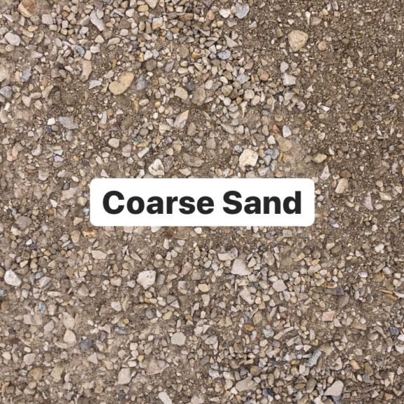 Coarse Sand - Western Construction Materials